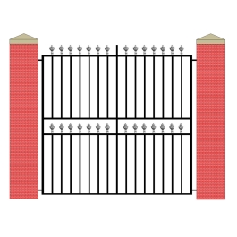 Rutherford Double Gates - Made to Measure
